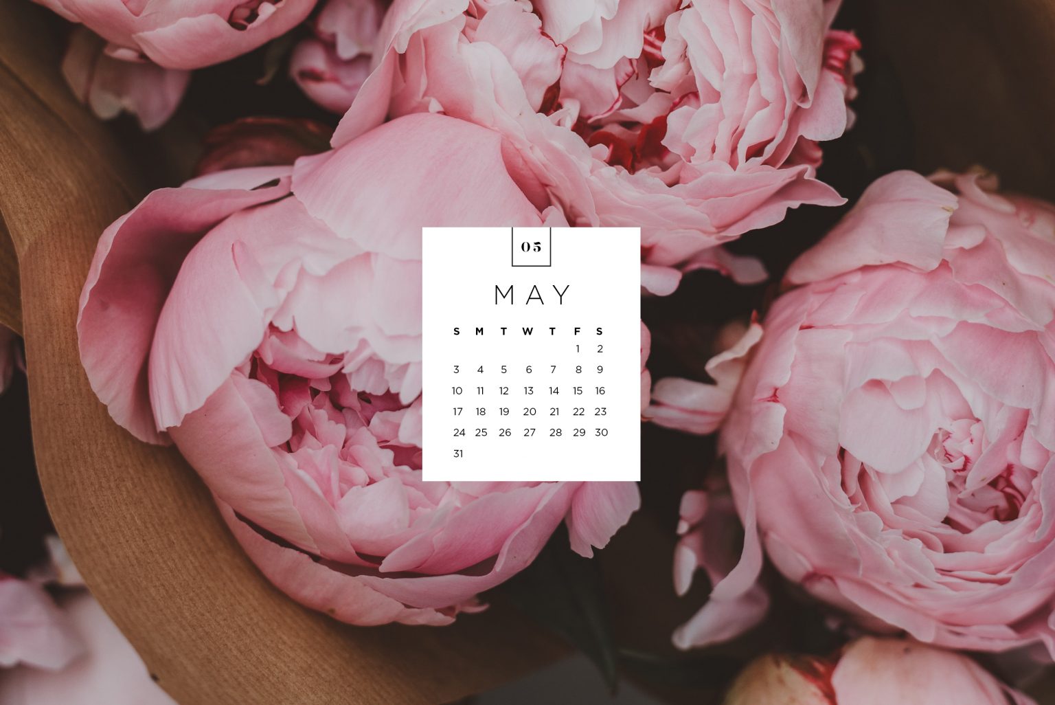 May Desktop and Mobile Wallpaper - sonrisastudio.com