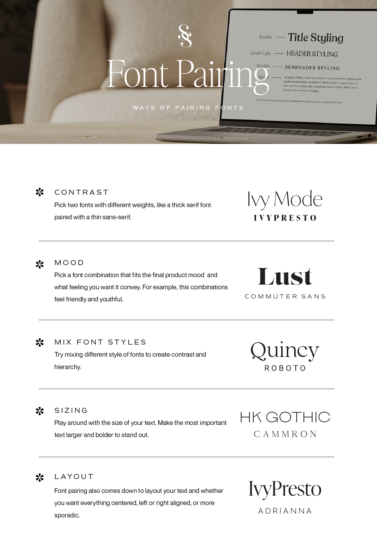 Find the Perfect Fonts for Your Brand - sonrisastudio.com