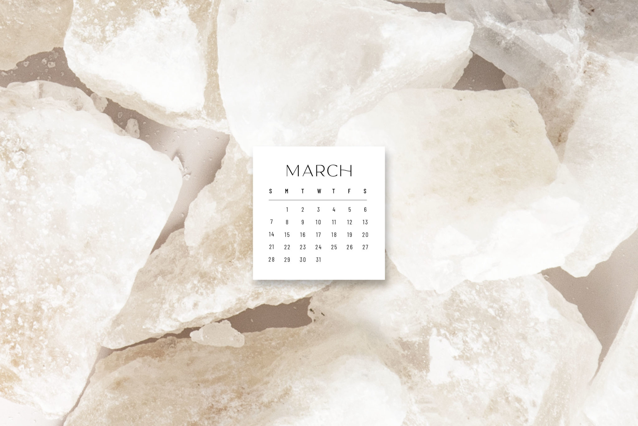 March 2021 Calendar Desktop and Mobile Wallpaper | Free | Sonrisa