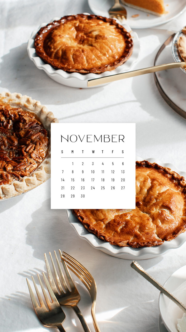 November Calendar Wallpaper 2021 | Sonrisa Studio