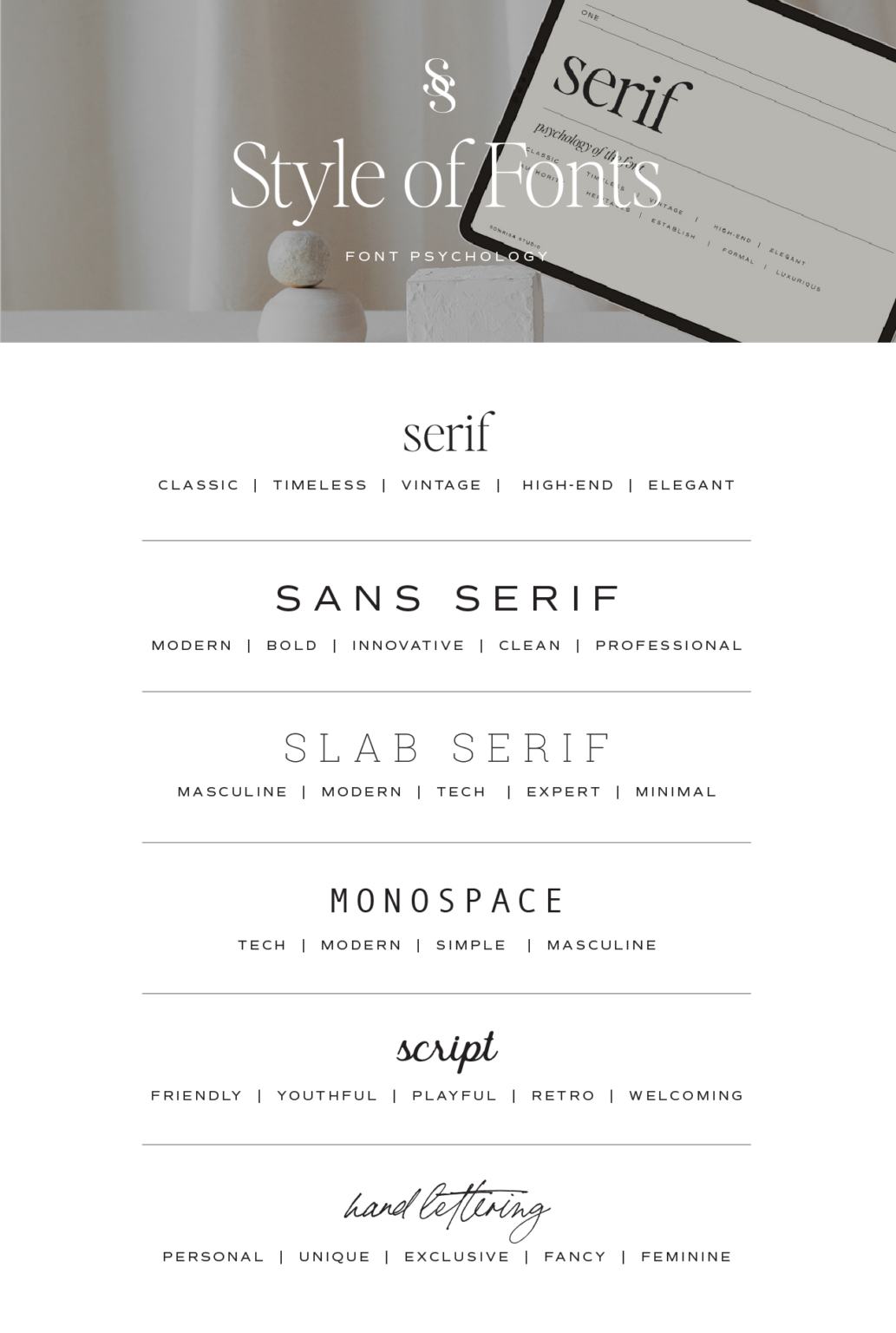 Find the Perfect Fonts for Your Brand - sonrisastudio.com